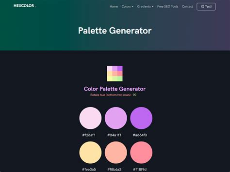 Palette Generator Hotsell