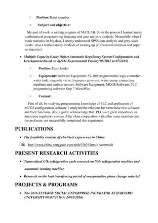 CV PDF Chemistry Science