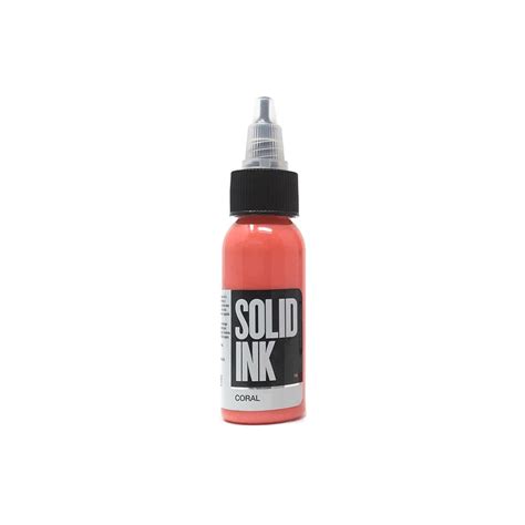 Coral — Solid Ink — 1oz Bottle Pulse Tattoo