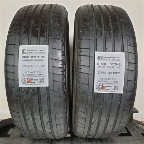 235/55 R19 101W Bridgestone Dueler H/P Sport – 60% +5mm – Gomme Estive ...