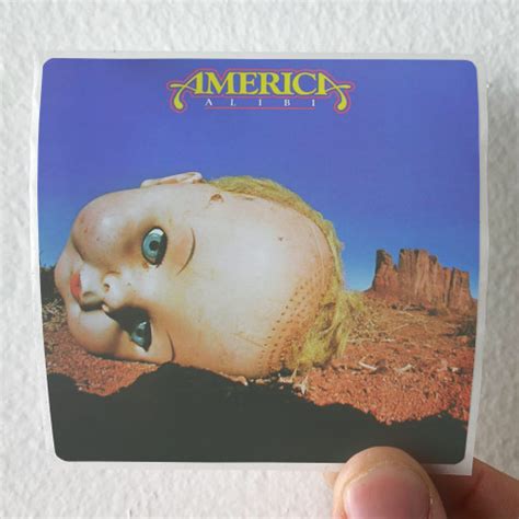 America Silent Letter Album Cover Sticker Album Cover Sticker