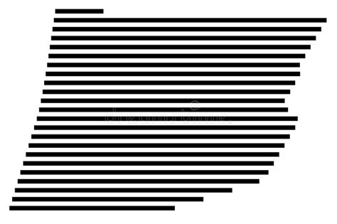 Map Of The County Wyoming Pennsylvania United States Stock Vector