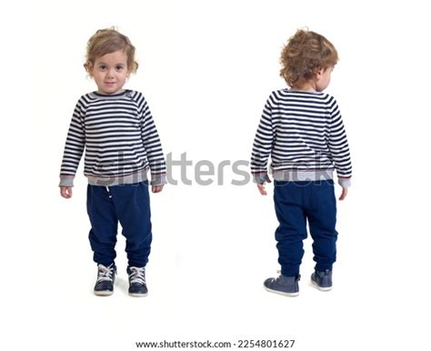 Front Back View Same Baby Babe Stock Photo 2254801627 Shutterstock
