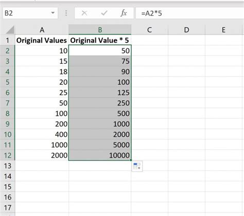 Excel How To Multiply Column By A Constant