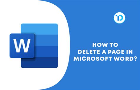 How To Delete A Page In Microsoft Word