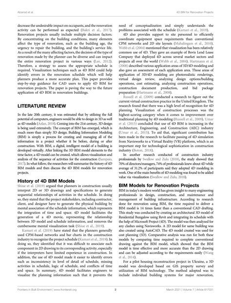 Solution 4d Bim Simulation Guideline For Construction Visualization And Analysis Of Renovation Solution 4d Bim Simulation Guideline For Construction Visualization And Analysis Of Renovation