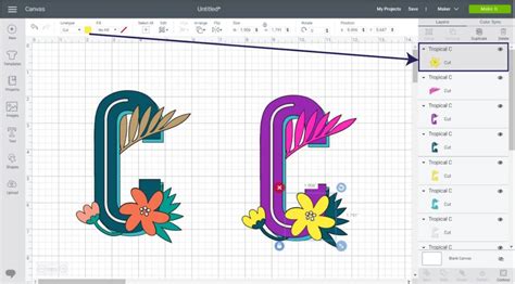 Complete Guide On How To Use And Change Colors In Cricut Design Space