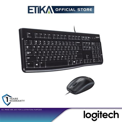 Logitech Mk120 Classic Desktop Keyboard Mouse Combo 920 002586 Shopee Malaysia