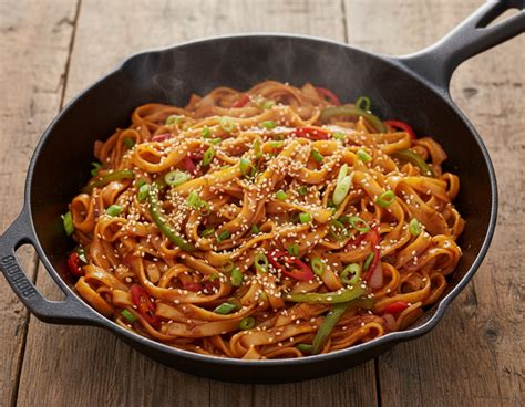 Indo Chinese Spicy Garlic Chili Noodles Stir Fried Veg Chow Mein