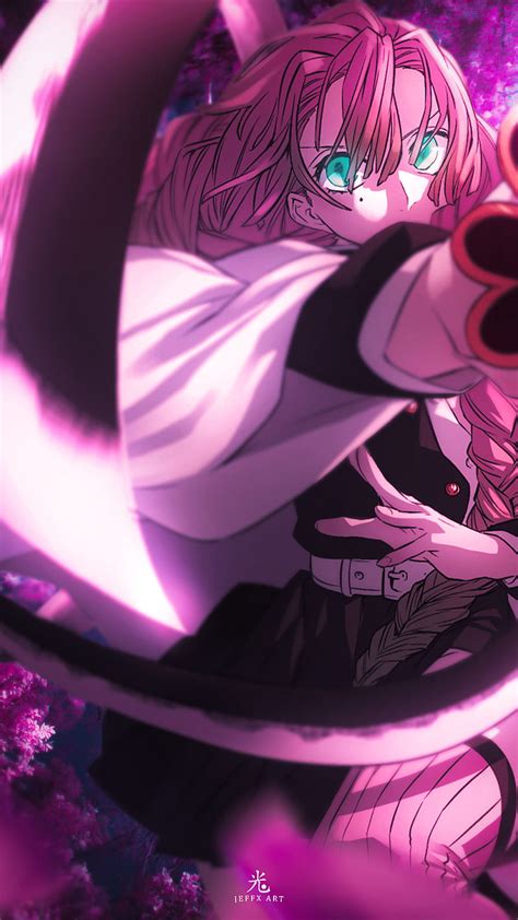 Mitsuri Kanroji Aesthetic Wallpaper