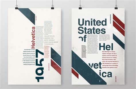 Helvetica Type Poster On Behance