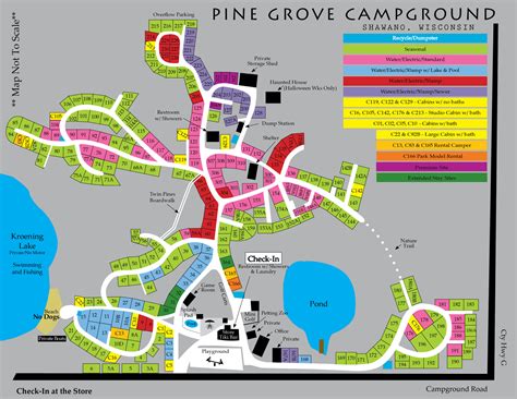 Campground Map Pinegrove Campground