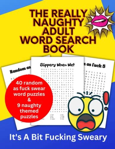 The Really Naughty Adult Word Search Book Its A Bit Fucking Sweary