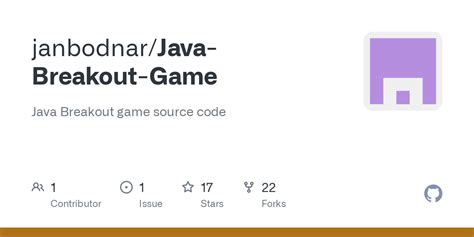 Github Janbodnarjava Breakout Game Java Breakout Game Source Code