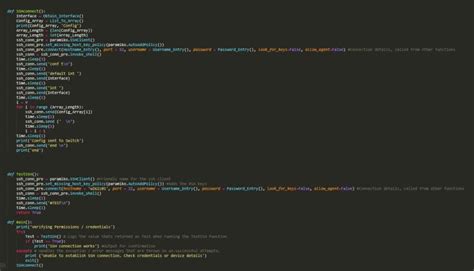 Lewis Watson On Linkedin Paramiko Pythoncode Scripts Cli Networks Cisco Python 5days