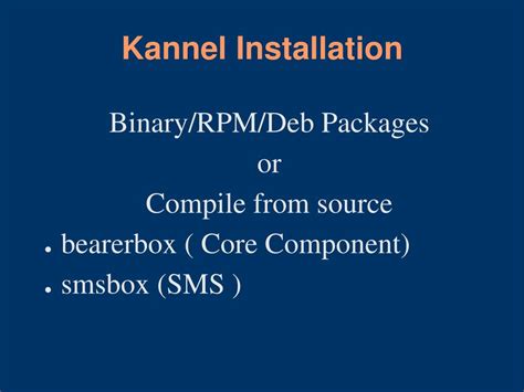 Ppt Kannel As An Sms Gateway Powerpoint Presentation Free Download Id3108408