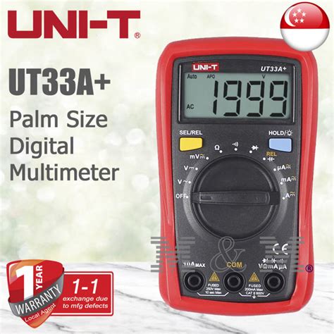 Uni T Ut33a Ut33b Ut33c Ut33d Palm Size Digital Multimeter Resistance Capacitance Ncv