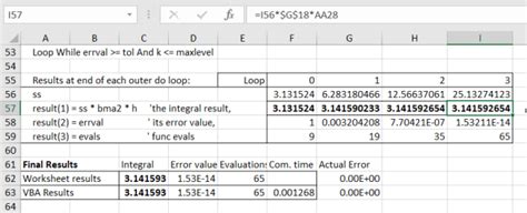 Numerical Integration With On Sheet Calculations Newton Excel Bach Not Just An Excel Blog
