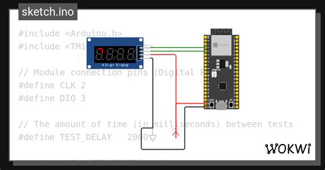 Display Wokwi Esp32 Stm32 Arduino Simulator