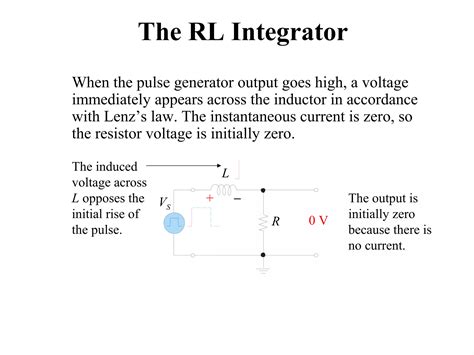 Rc And Rl Differentiator And Integrator Circuit Ppt Radio Control