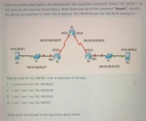 Solved Refer The Exhibit Given Below An Administrator Has