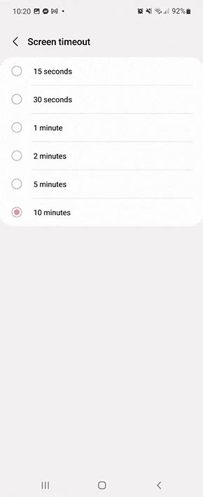 Adjusting Screen Timeout On My Samsung Phone Samsung Australia