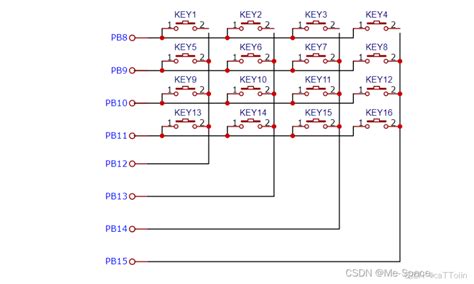 44矩阵按键原理解析44矩阵键盘原理 Csdn博客