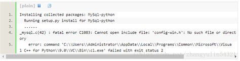 solution pip install mysql python has the following problems