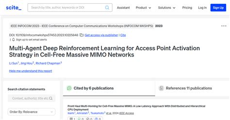 Multi Agent Deep Reinforcement Learning For Access Point Activation Strategy In Cell Free