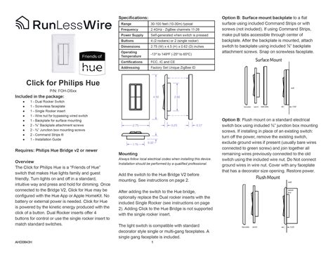 Click For Philips Hue Installation And Troubleshooting