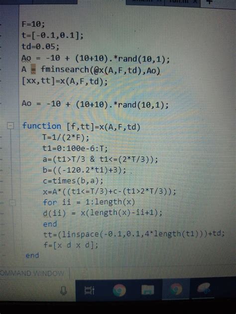 how can i use fminsearch in order to find the peak