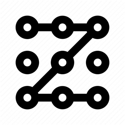 Patern Code Security Protection Safety Secure Lock Icon