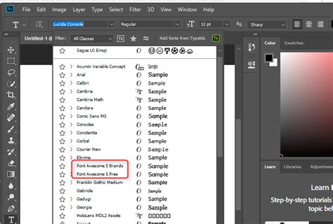 How To Use Font Awesome In Photoshop Designs Ostraining