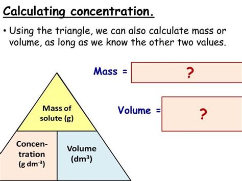 Calculating Concentration GCSE Chemistry lesson (SC9b CC9b) Calculations | Teaching Resources