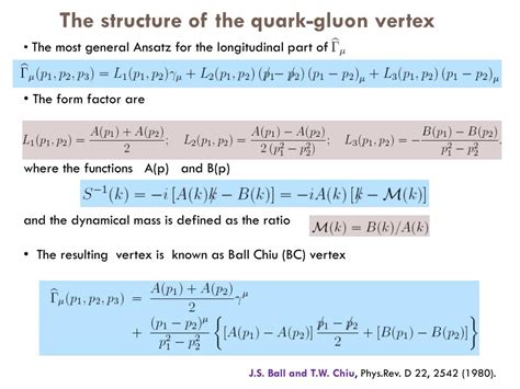Ppt Quark Loop Effects On The Gluon Propagator Powerpoint