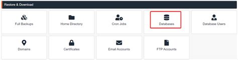 Hướng Dẫn Restore Database Với Jetbackup Vhost