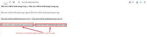 Html Text Formatting Mak Writing House