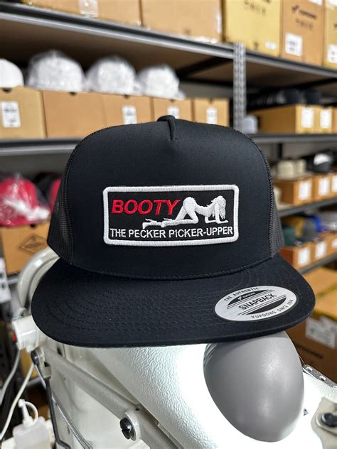 Quick Order Combo Booty The Pecker Picker Upper Hat Black Rusty Lids