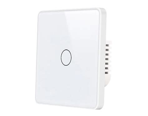 Akubela 1 Gang Touch Switch Eu White Digital Myth Solution