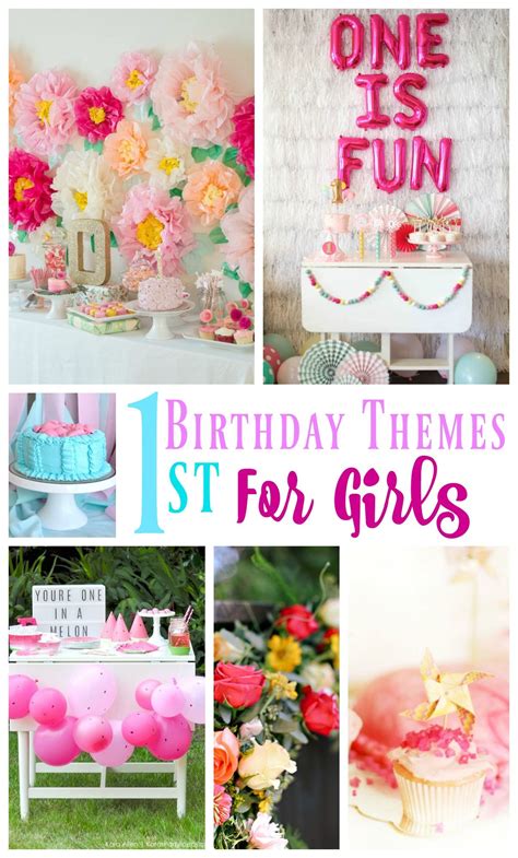 20 1st Birthday Themes For Girls Stylish Cravings Girl Birthday