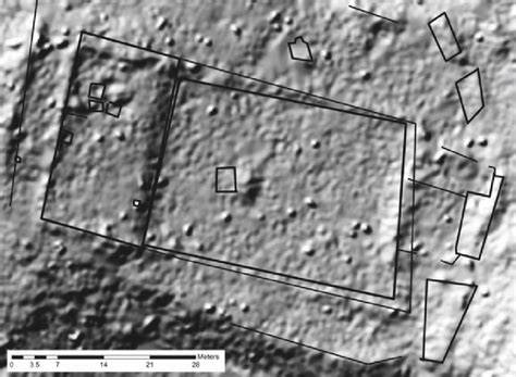 2 Hillshade Shown In Grey Based On A 25 Cm Digital Elevation Model Download Scientific Diagram
