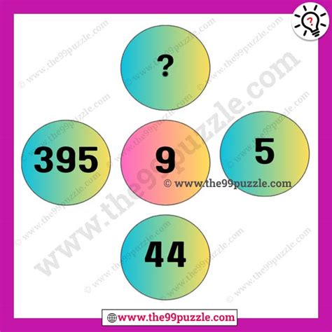 Interesting And Fun Circle Puzzle With Answer The 99 Puzzle