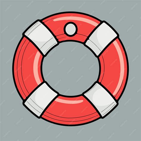 Premium Vector The Lifebuoy Illustration Icon Vector