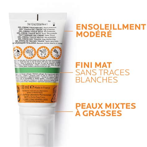 Anthelios Gel Crème Anti Brillance Spf50 La Roche Posay Chez Kalista