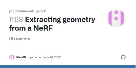 extracting geometry from a nerf · issue 68 · yenchenlin nerf pytorch