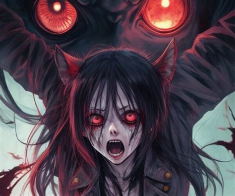 Artstation 25 Anime Horror Pack Artworks