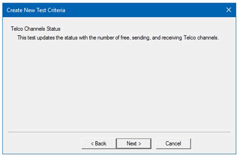 About Server Dashboard Telco Channel Status