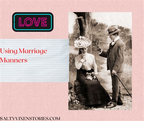 Using Marriage Manners Salty Vixen Official Website Spicy Audio