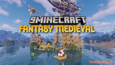 Minecraft Medieval Town Map