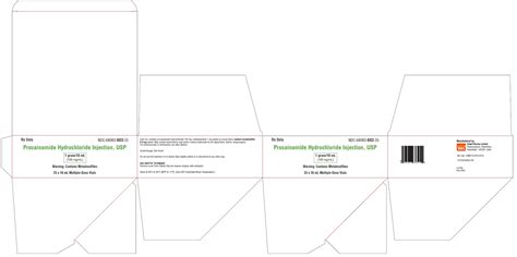Dailymed Procainamide Hydrochloride Injection Solution